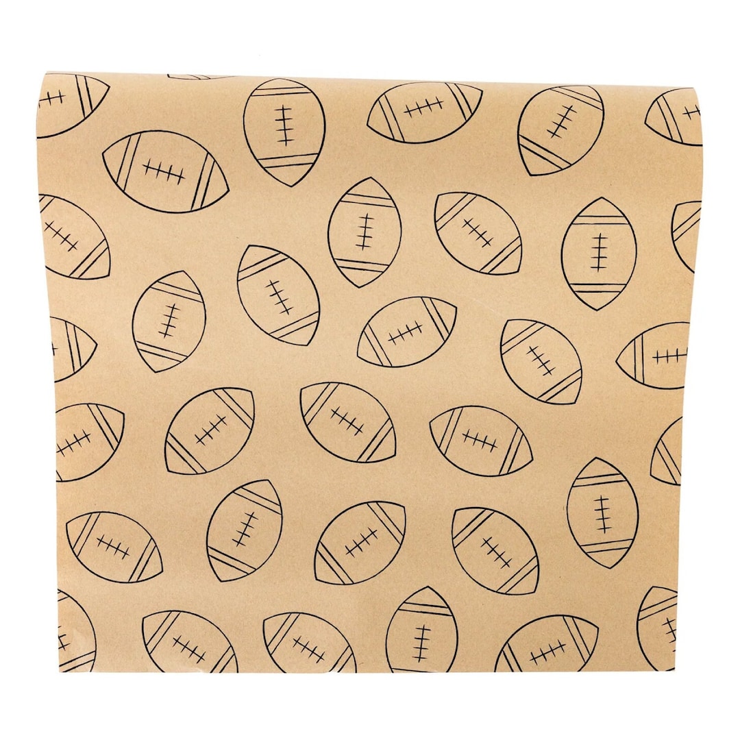 Football Kraft Table Runner 10ft | Super Bowl Party | Tailgate Birthday ...