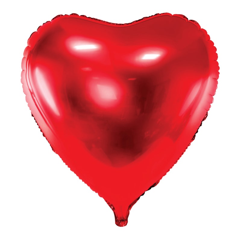 Red Foil Heart Balloons - Etsy