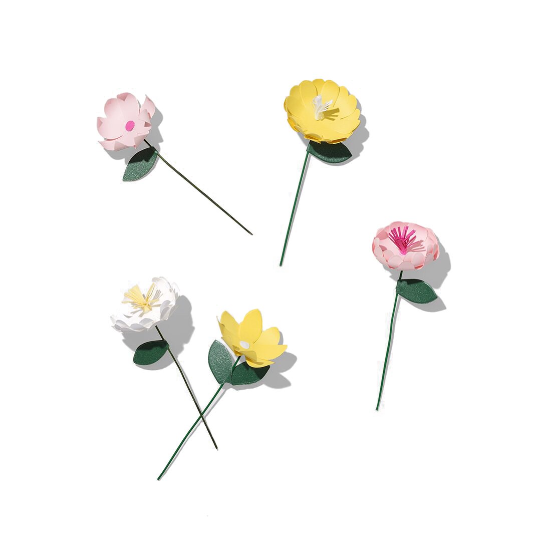 In Full Bloom Mini Flower Toppers 10ct Fairy Garden Party Garden Party ...