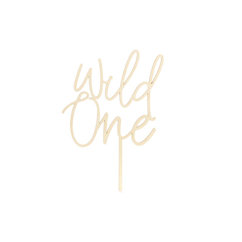 Wild One Cake Topper - Etsy