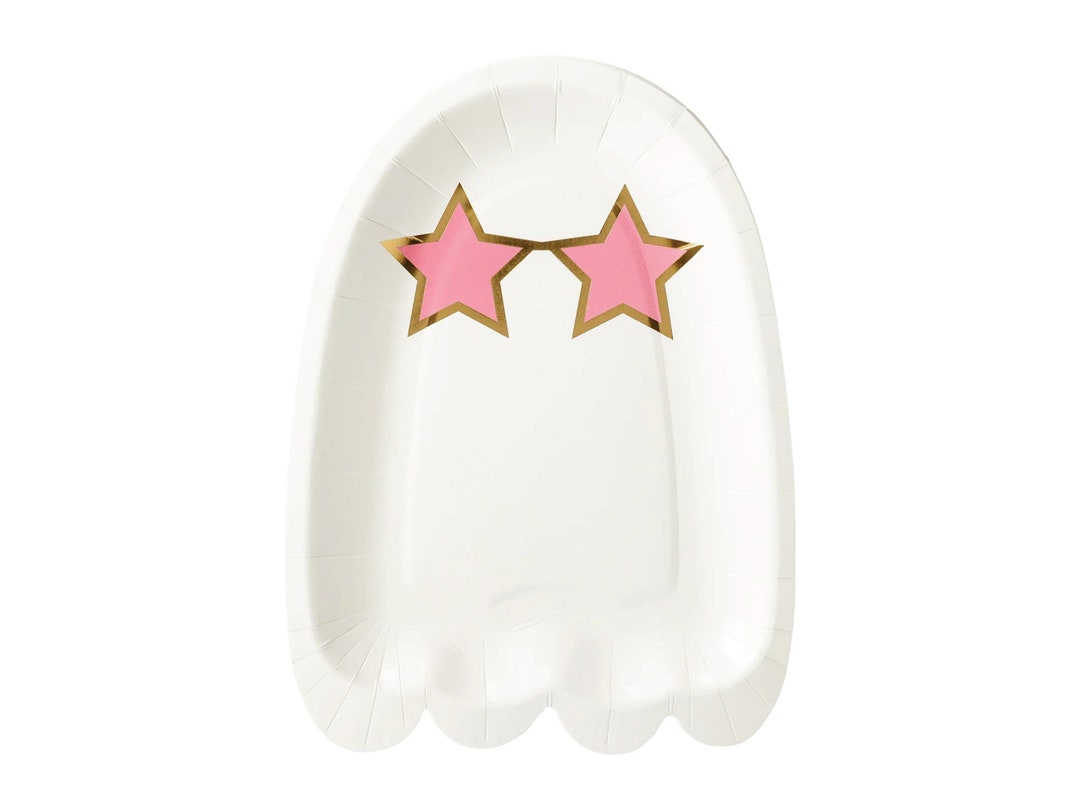 Spooky Era Ghost Lunch Plates 8ct | Groovy Halloween Plate ...