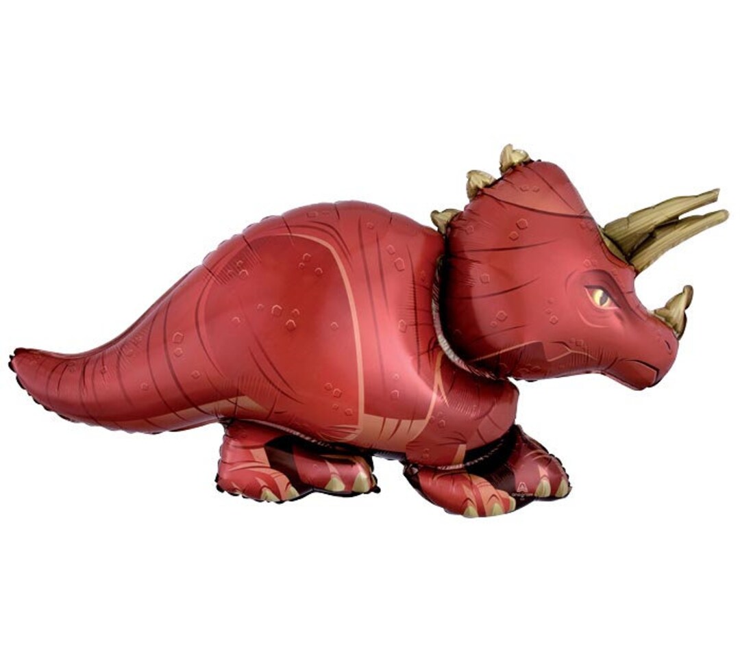 Giant Triceratops Balloon 42" | Dinosaur Birthday Decor | Dino Baby ...