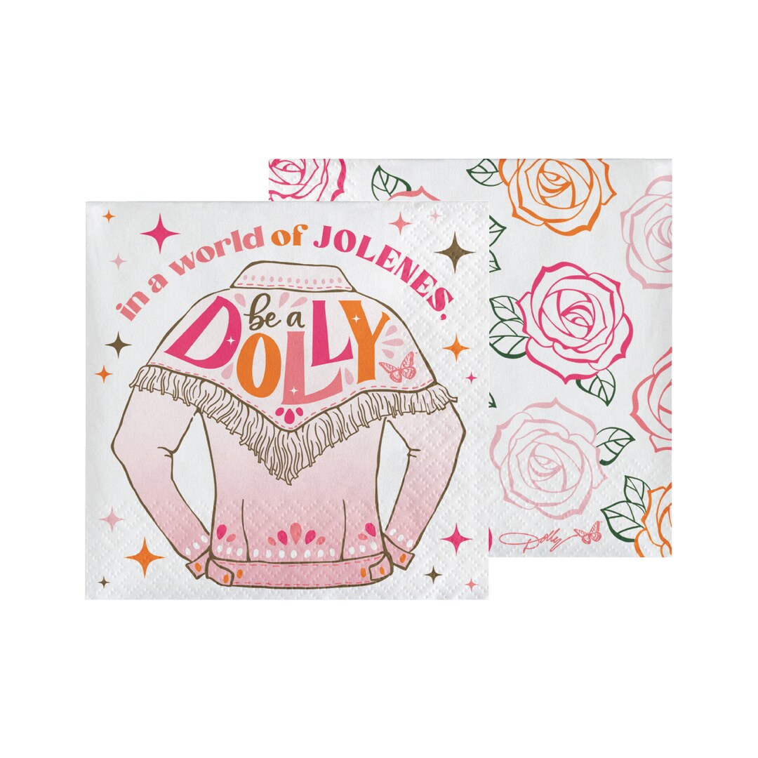 Be A Dolly Dessert Napkins 16ct | Let's Go Girls Cowgirl Bachelorette ...