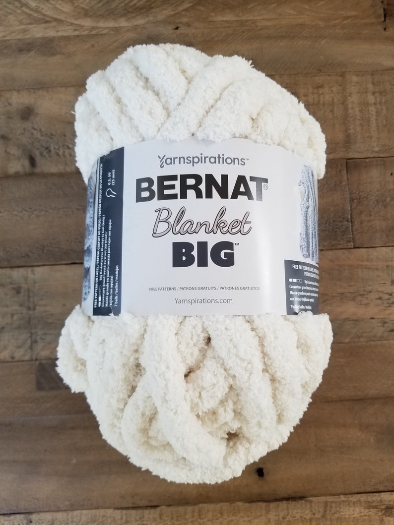 Bernat Blanket BIG Yarn Chenille Yarn Jumbo Chunky Bulky | Etsy Bernat Blanket BIG Yarn Chenille Yarn Jumbo Chunky Bulky | Etsy