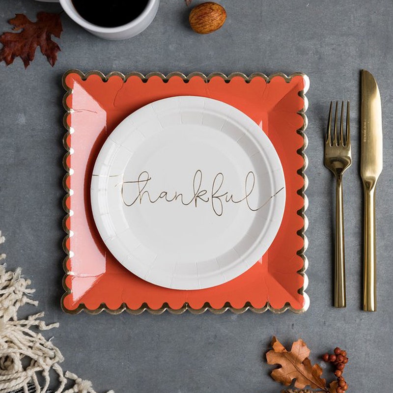 Thankful Plates - Etsy