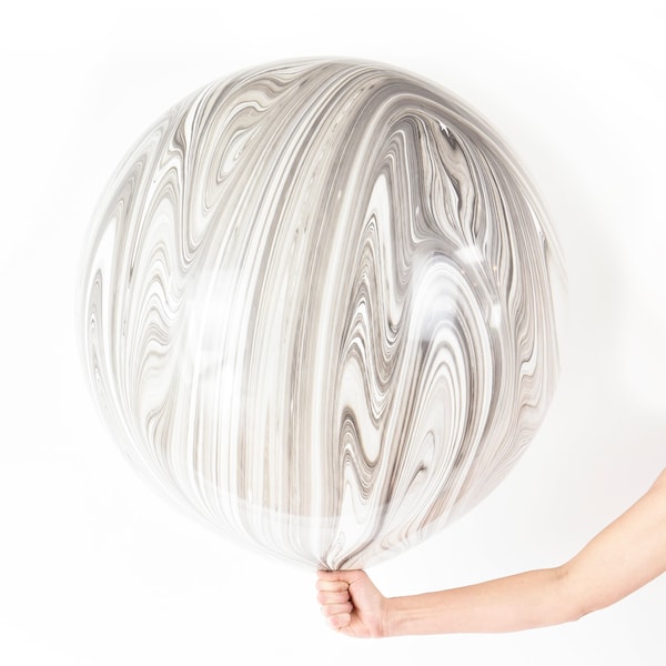 Marble Party Balloons - Etsy
