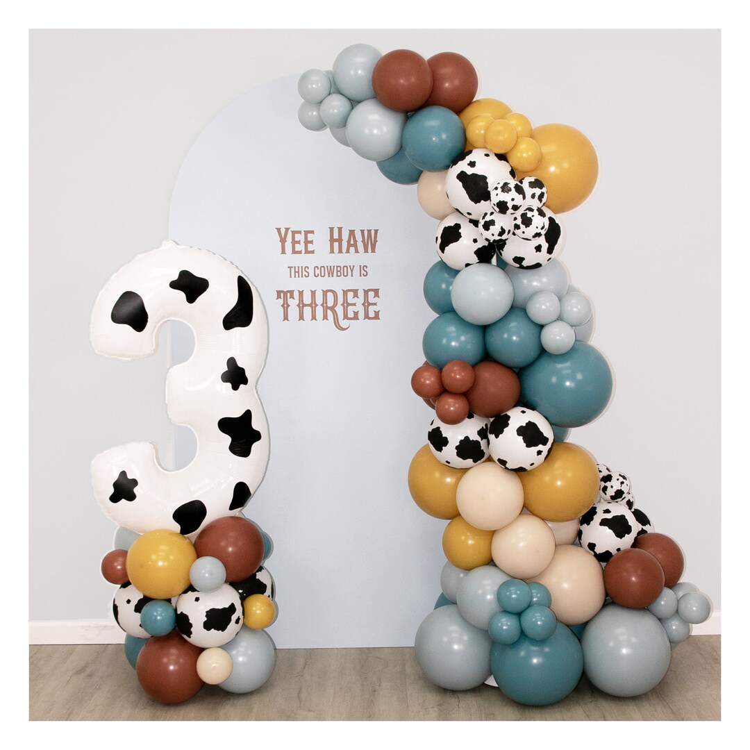 Western Cowboy Balloon Garland Retro Toy Story Balloon - Etsy