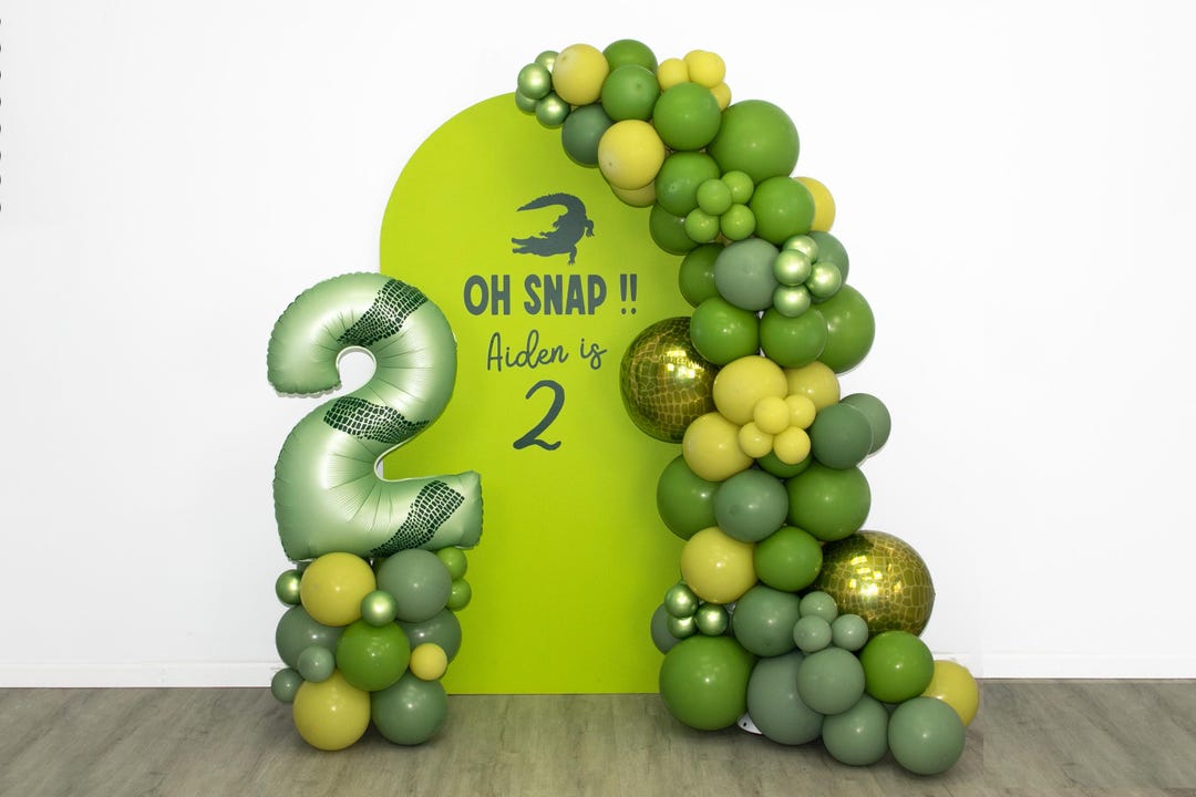 Crocodile Balloon Garland | Reptile Alligator Balloon Arch | Crocodile ...