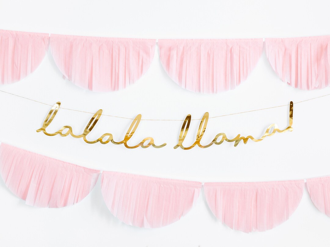 Llama Script Banner | Boho Fa La La Llama Party Sign| Cactus Party ...