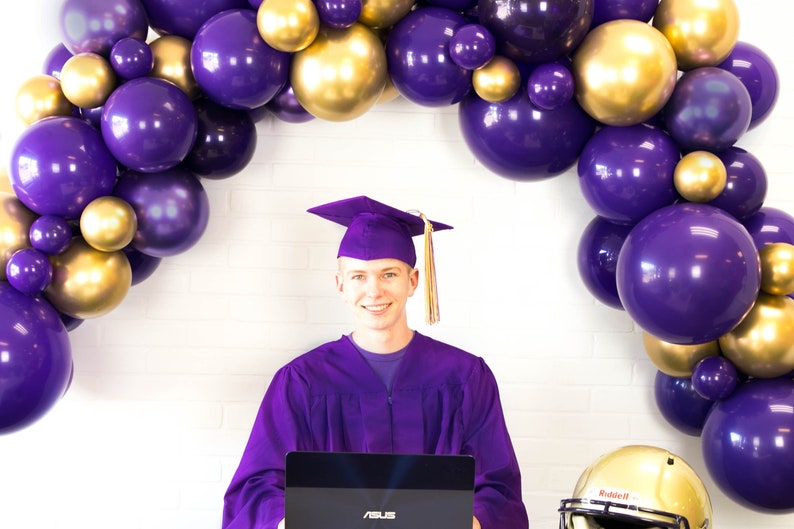 Graduation Balloon Garland Kit Custom Graduation Balloons - Etsy