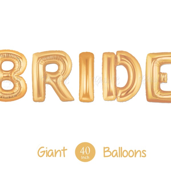 Gold Bride Balloon - Etsy