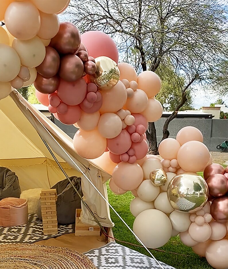 Blush Balloon Garland Kit MATTE Balloons Boho Balloon Arch - Etsy
