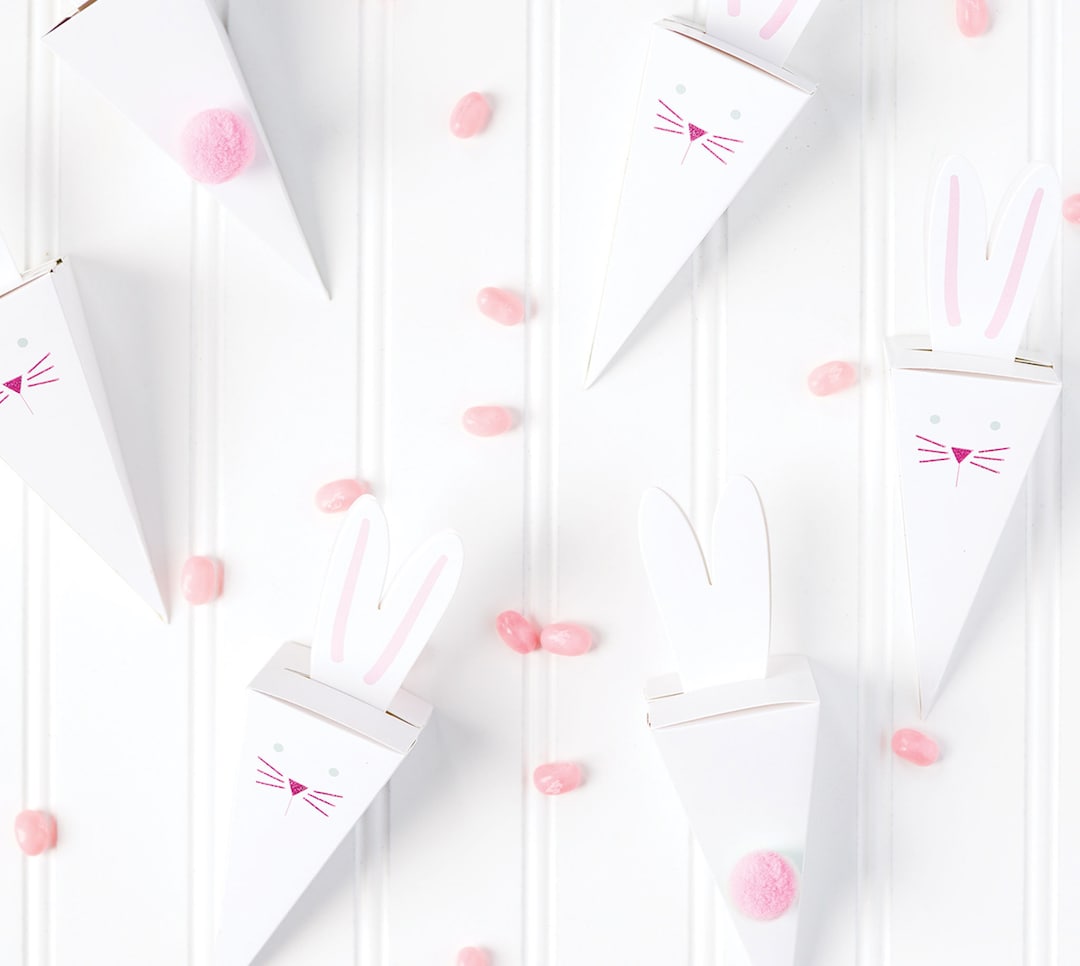 Easter Bunny Treat Boxes | Easter Favor Boxes - Etsy