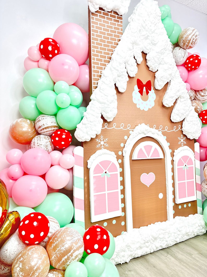 Gingerbread Balloon Garland Kit Christmas Balloon Arch - Etsy