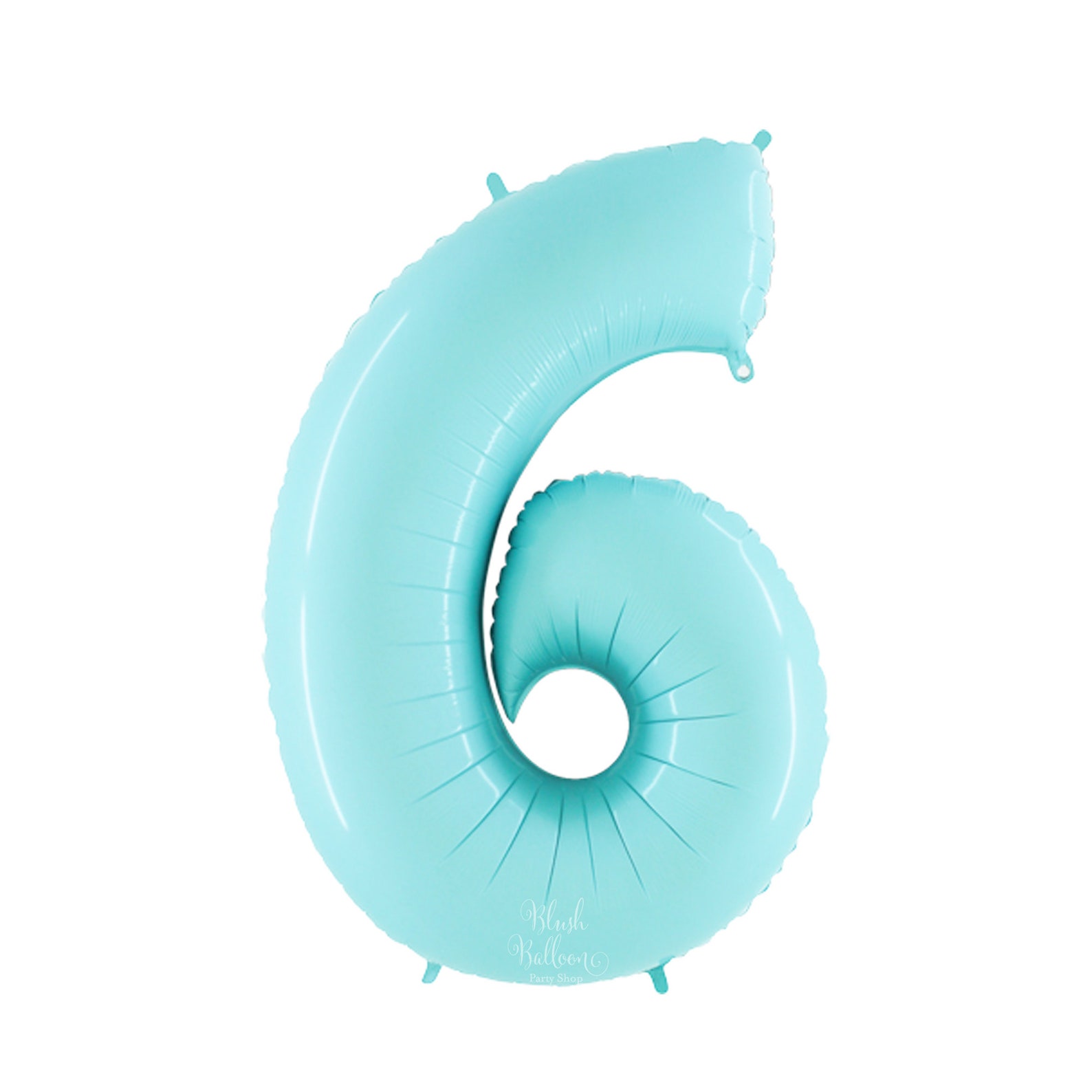 Giant Light Blue Number Balloons Blue Mylar Number Balloons - Etsy