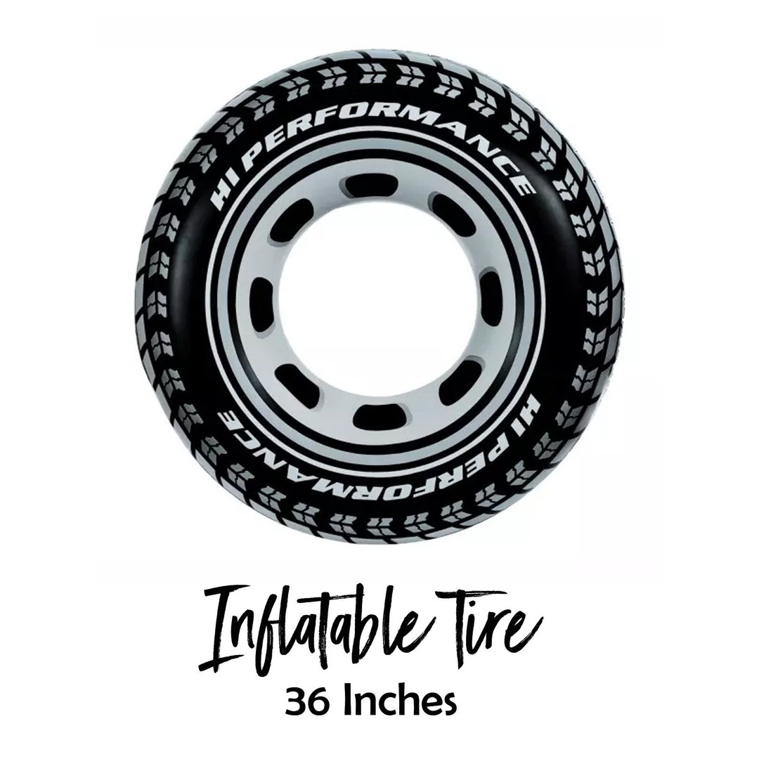 Race Car Inflatable Tire Tire Pool Float Race Car Birthday - Etsy