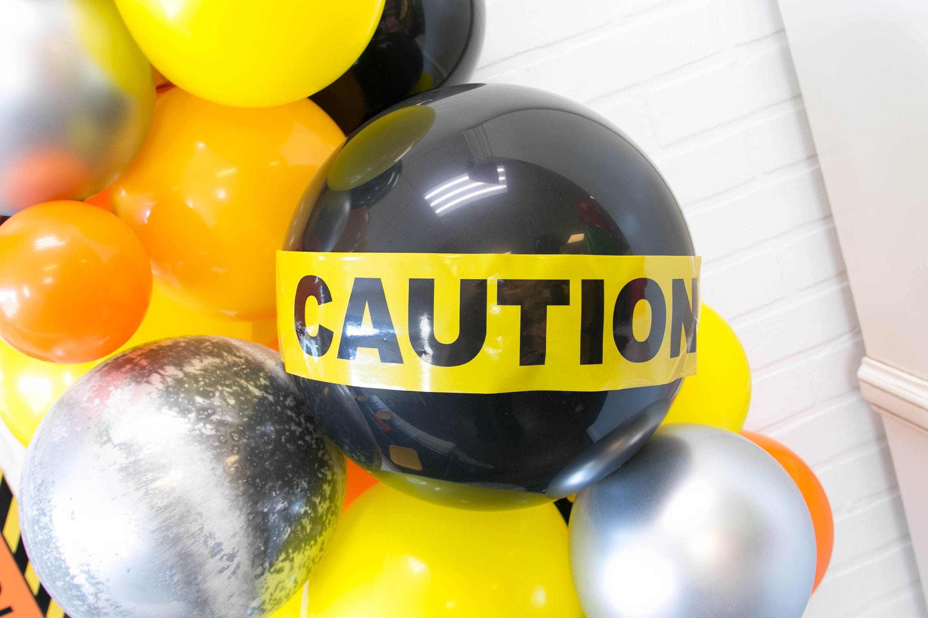 Construction Balloon Garland Kit Construction Balloon Arch - Etsy