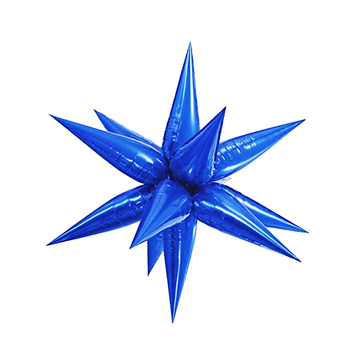 Blue Starburst Balloon Blue Foil Star Mylar 27.5 Inches - Etsy