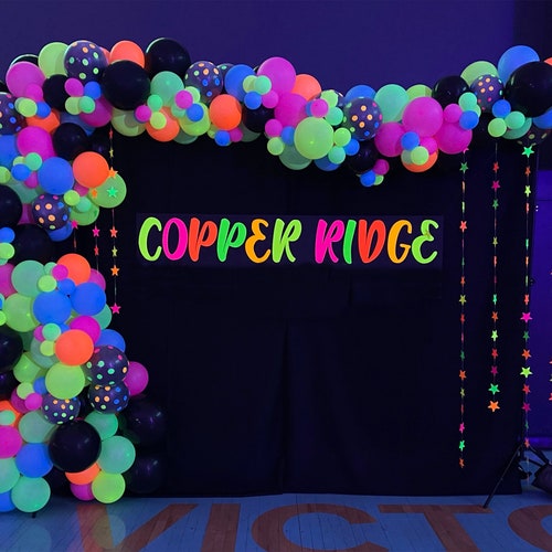 NEON Balloon Garland Kit NEON Balloon Arch Disco Party - Etsy Australia