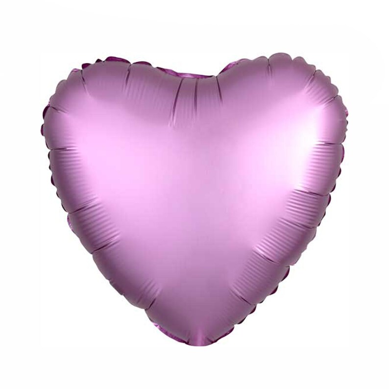 Heart Balloon - 17 Inch Satin Mylar Heart Balloon - Valentines Day ...
