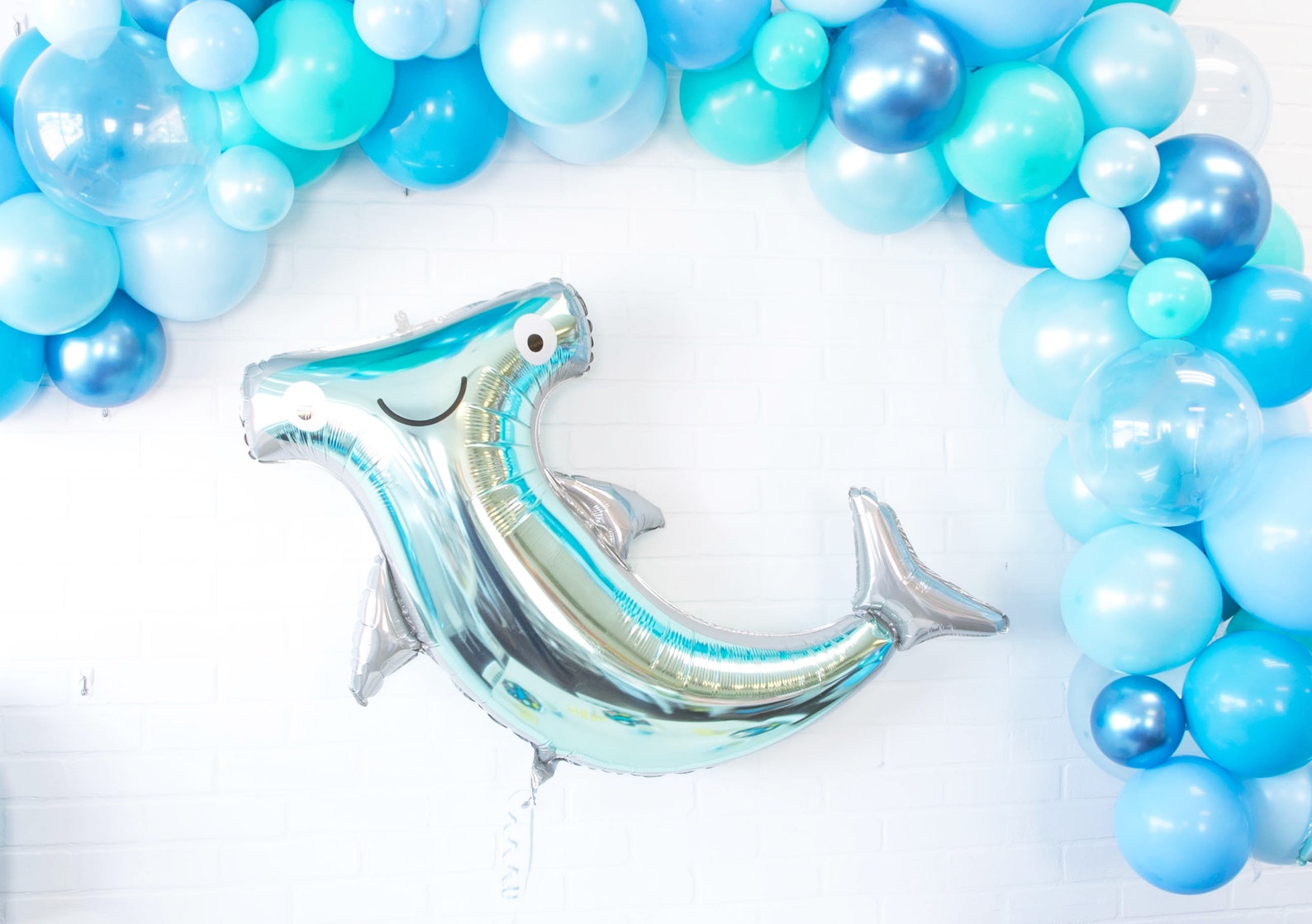 HAMMERHEAD SHARK Balloon Shark Mylar Balloon Under the Sea Party Beach ...