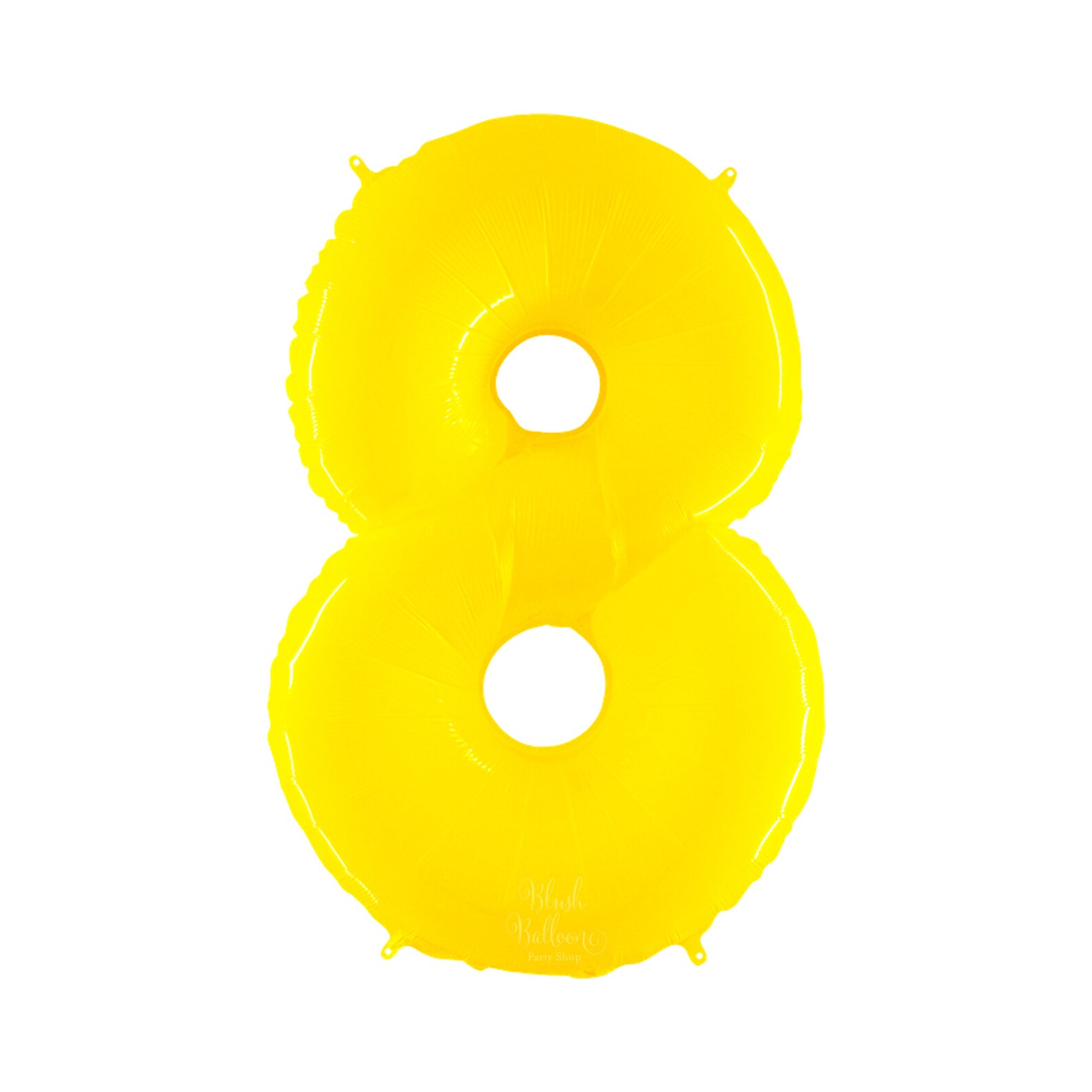 Giant Number Balloons Bright Yellow Mylar Number Balloons | Etsy