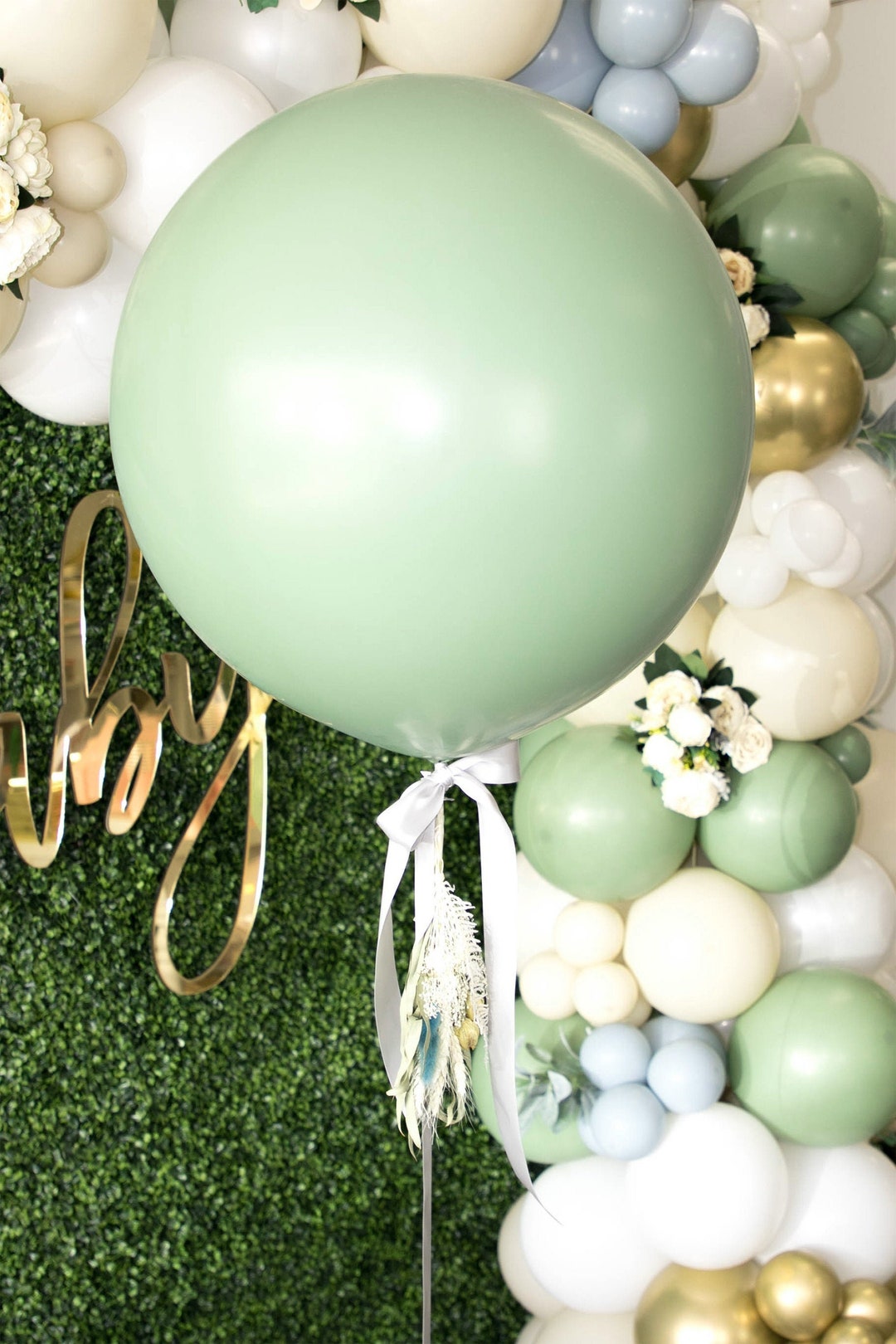 Giant Sage Balloon | Eucalyptus Giant Balloon | 24 Inch Eucalyptus ...