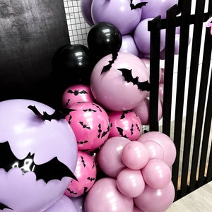 Bat Balloon Garland Kit DIY Halloween Bat Balloon Arch Kit Bat Balloons ...