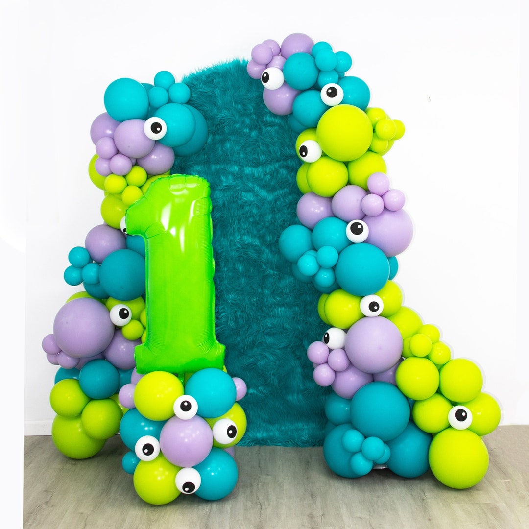 Monsters Balloon Garland Kit | Monster Balloon Arch | Monsters Birthday ...