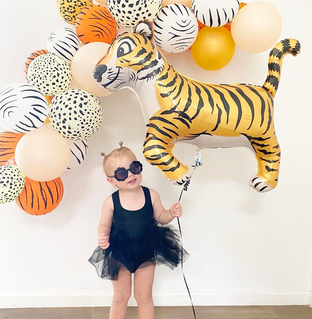 TIGER Balloon Garland Kit Tiger Balloon Arch, Jungle Party Decorations ...