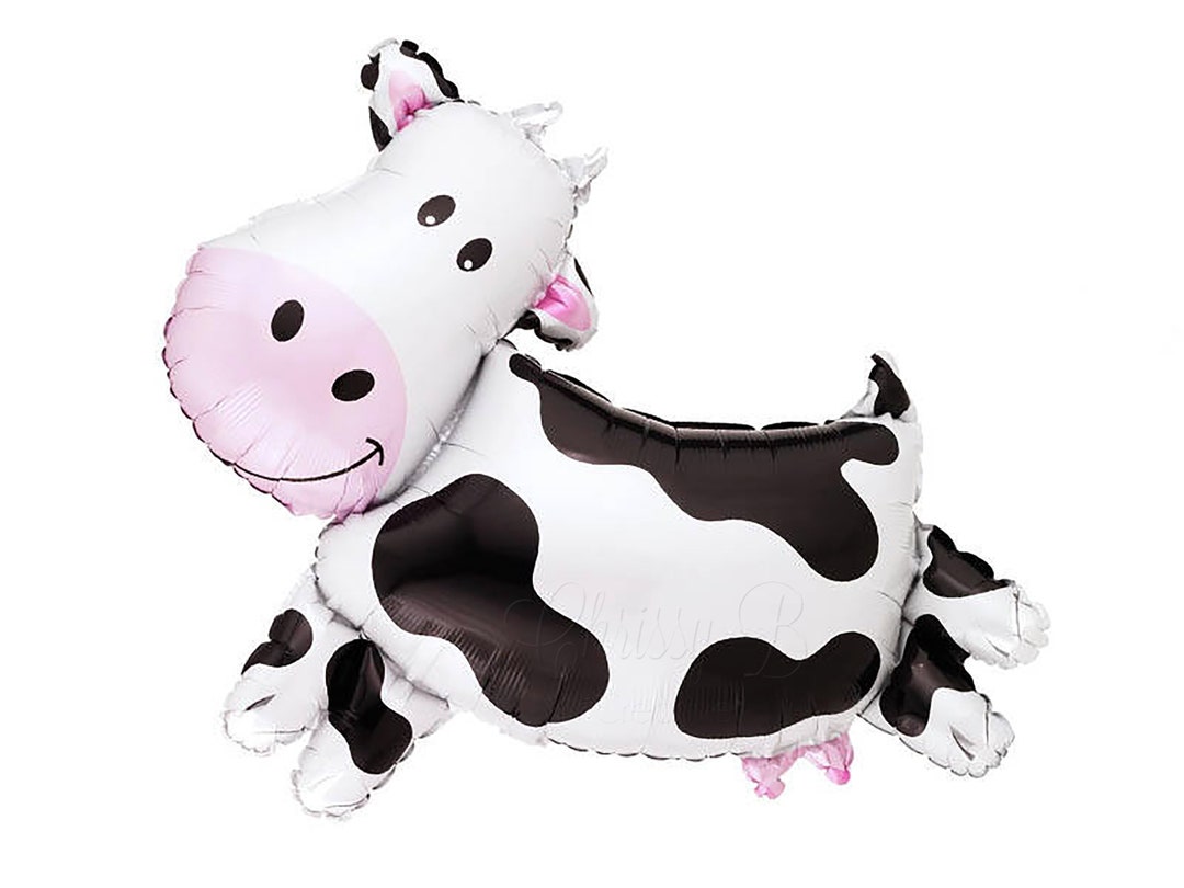 COW Balloon - Giant Cow Mylar Balloon - 30 Inch - Barnyard Party, Farm ...