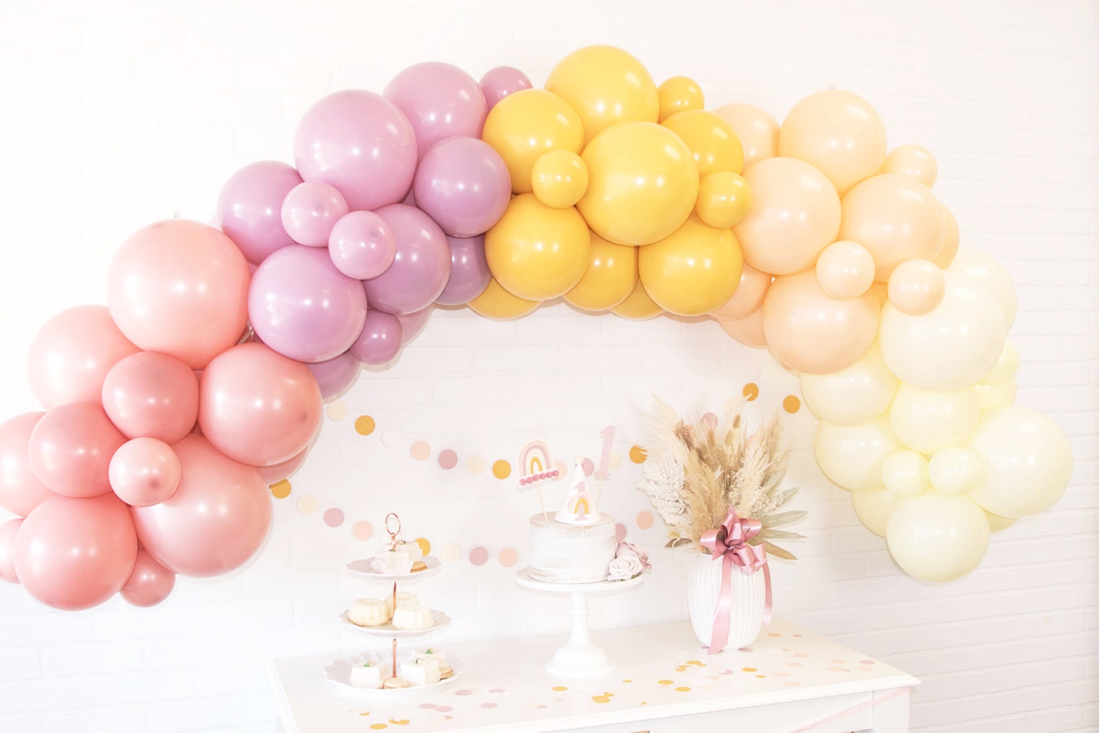 Boho Rainbow Balloon Garland | Boho Balloon Garland Kit | Boho Party ...