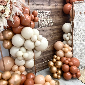 Rustic Boho Balloon Garland Kit | Fall Harvest Balloon Arch | Spiced ...