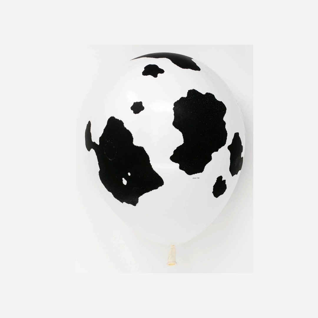Cow Print Balloons | Holstein Print | Bachelorette Party Decorations ...