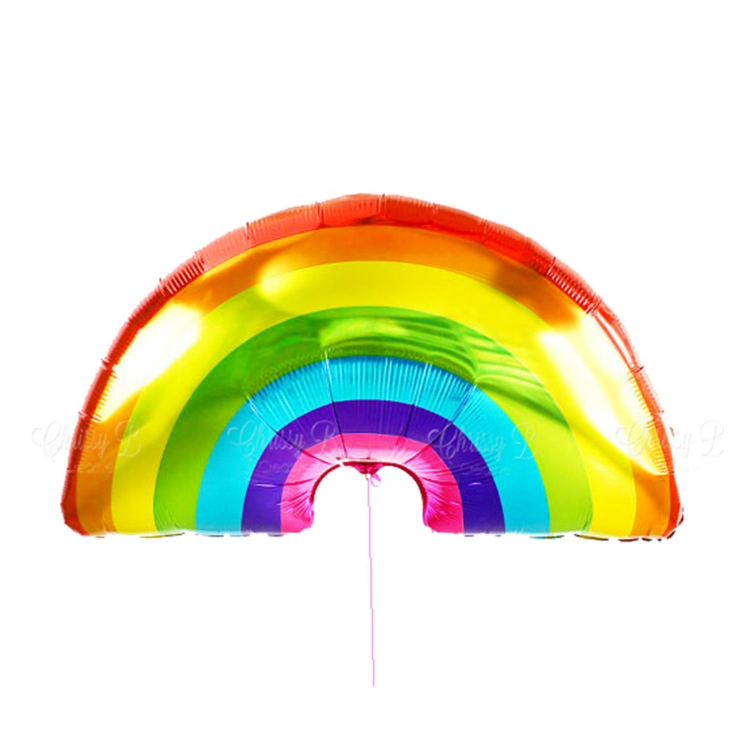 RAINBOW Balloon - Rainbow Mylar Balloon 36 Inch, Rainbow Party ...