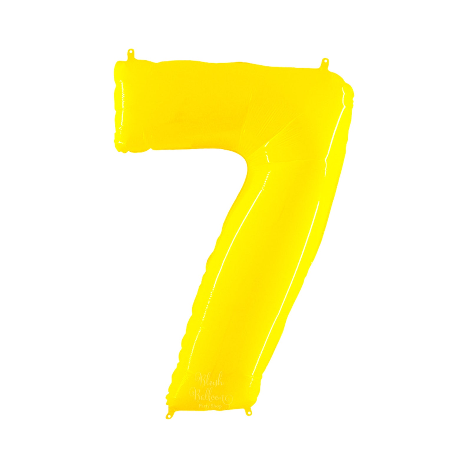 Giant Number Balloons - Bright Yellow Mylar Number Balloons - 40" Inch ...