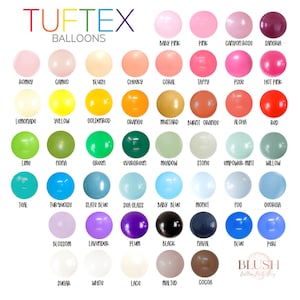TUFTEX Balloons | Premium Latex Balloons | 5", 11", 17", 24" and ...