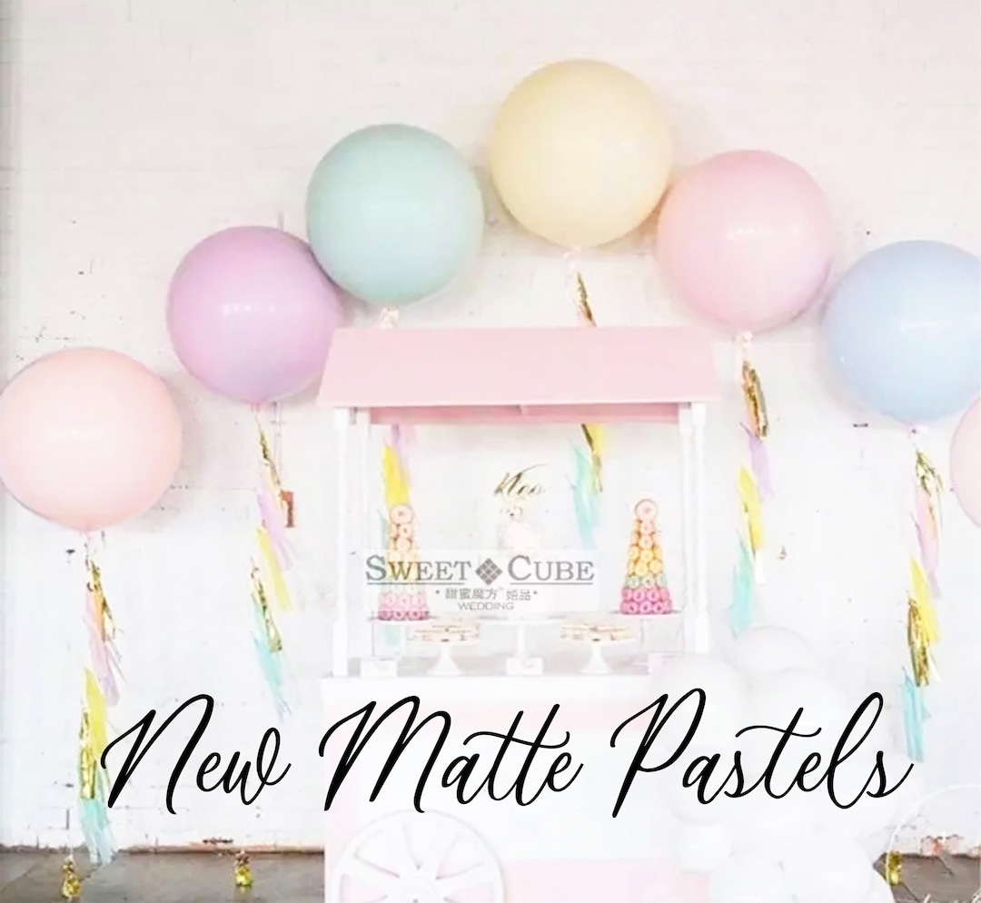 Matte Pastel Giant Latex Balloon | Giant Pastel Balloon | 24 Inch Size ...