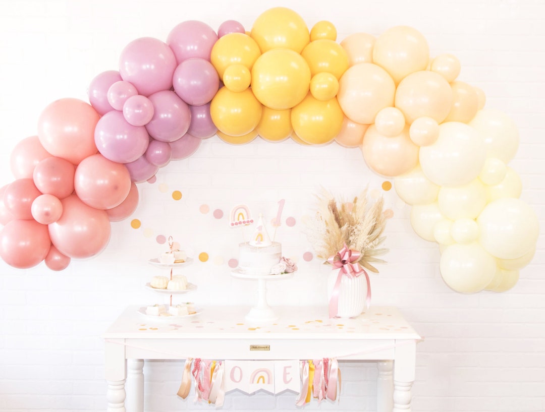 Boho Rainbow Balloon Garland | Boho Balloon Garland Kit | Boho Party ...