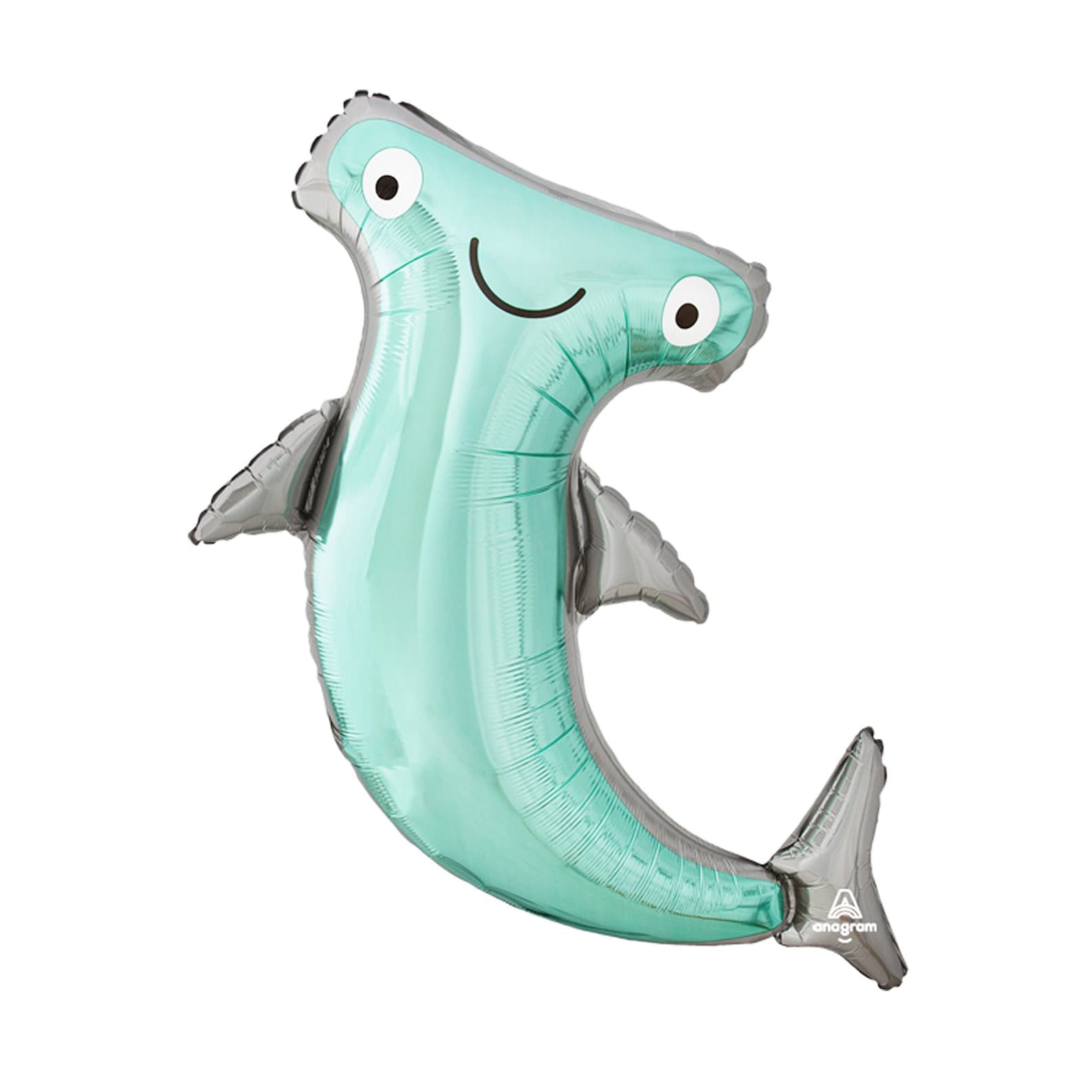 HAMMERHEAD SHARK Balloon Shark Mylar Balloon Under the Sea Party Beach ...