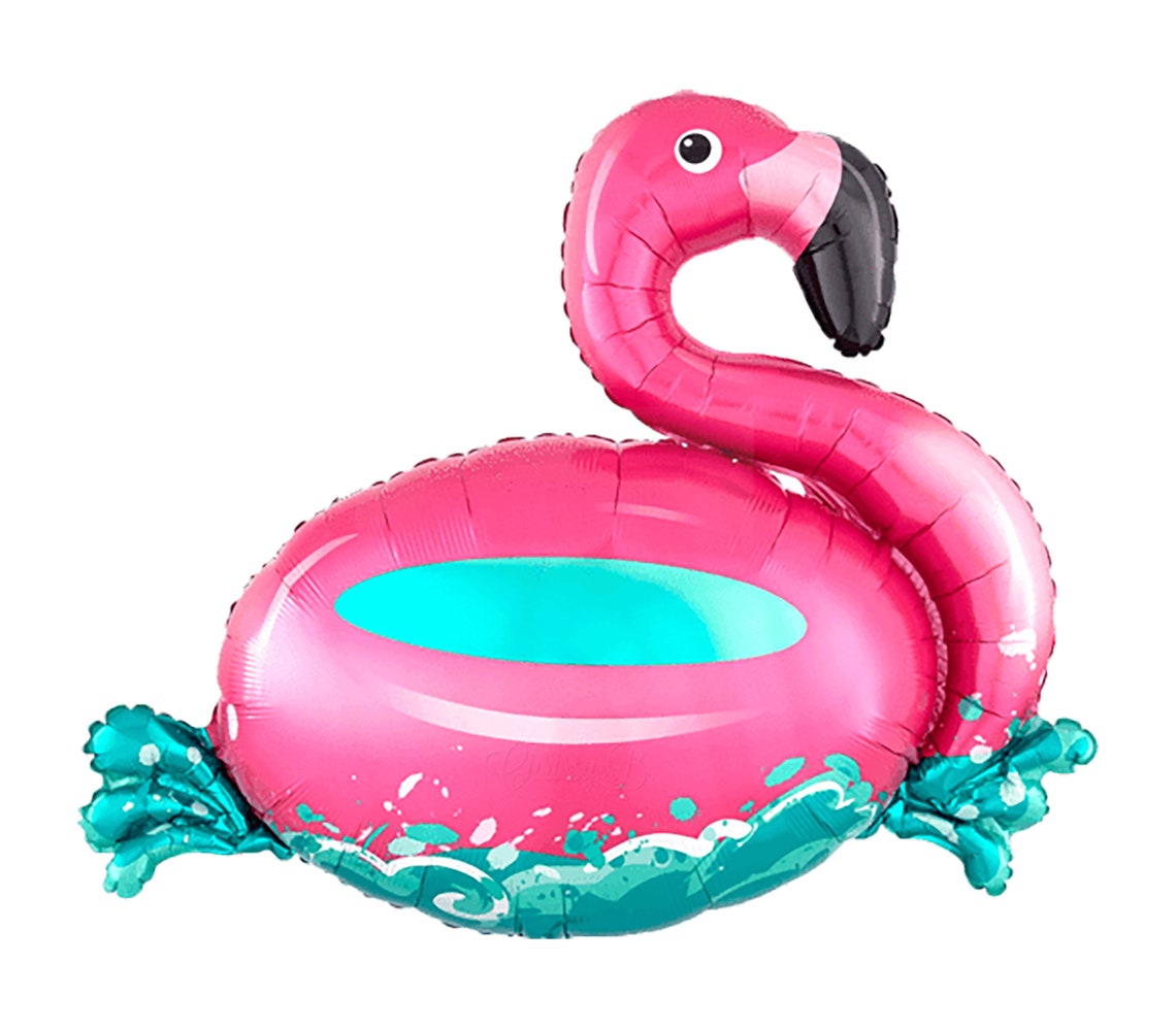 FLAMINGO Float Balloon - Giant Pink Flamingo Mylar Balloon 30 Inch ...
