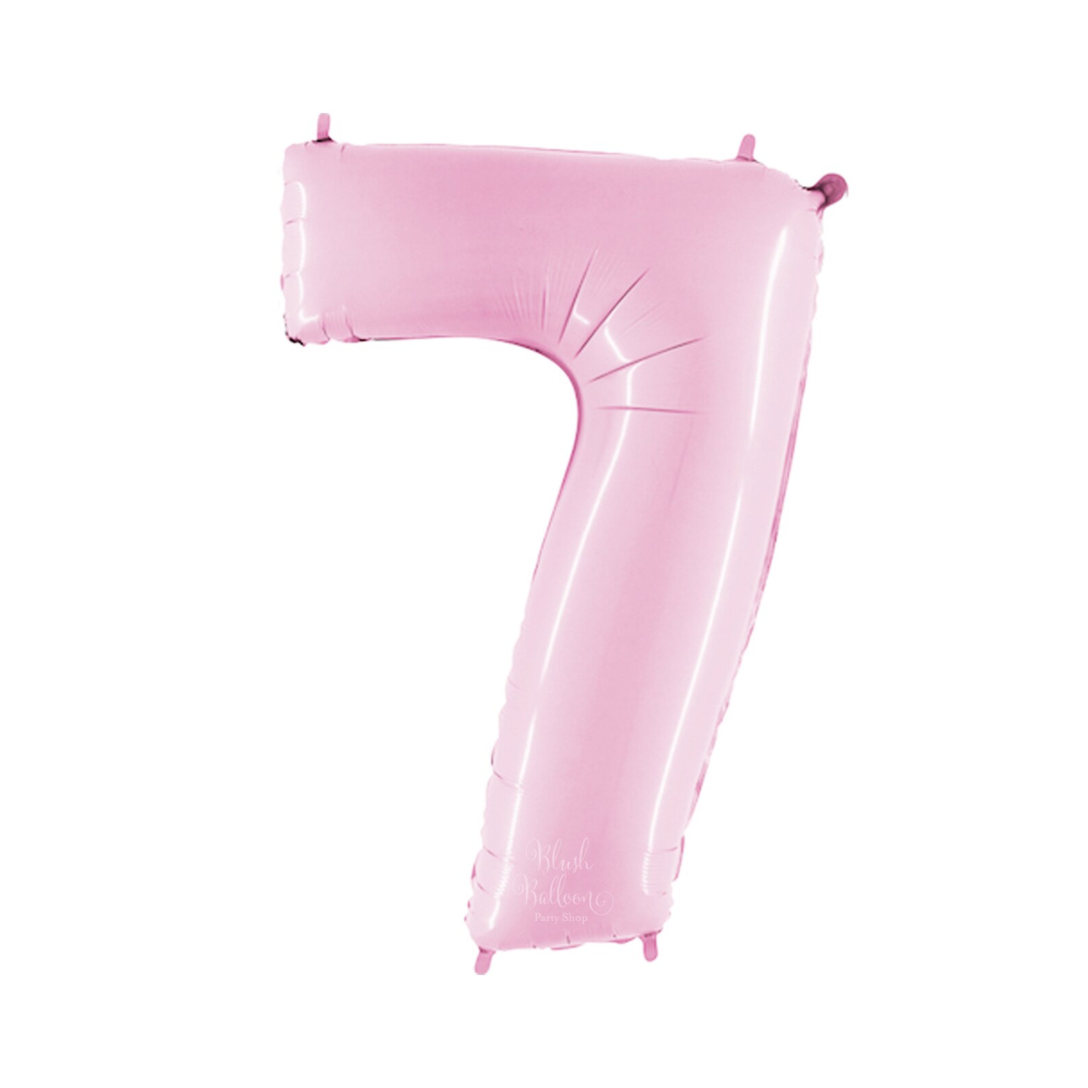 Giant Light Pink Number Balloons Pink Mylar Number Balloons - Etsy