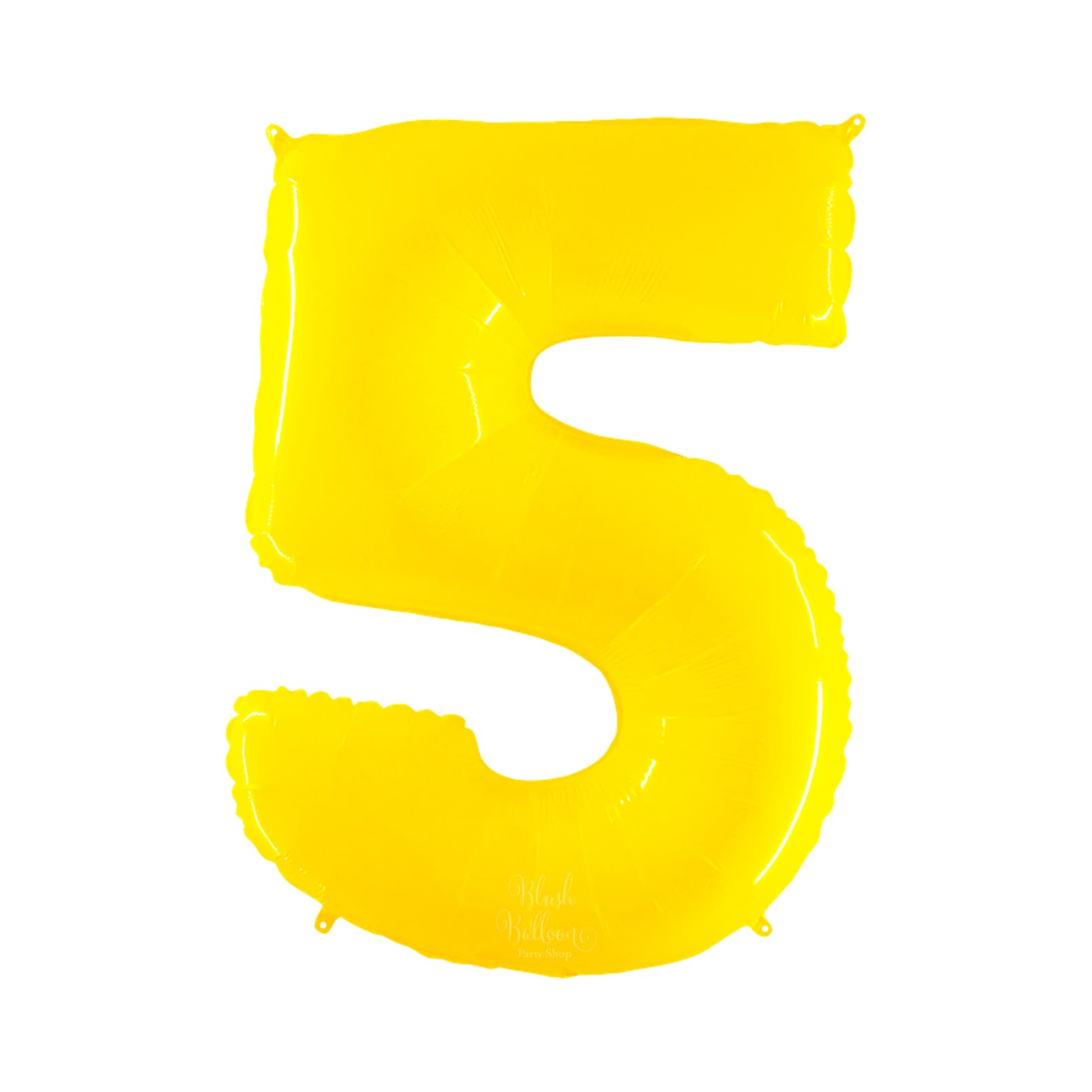 Giant Number Balloons Bright Yellow Mylar Number Balloons | Etsy