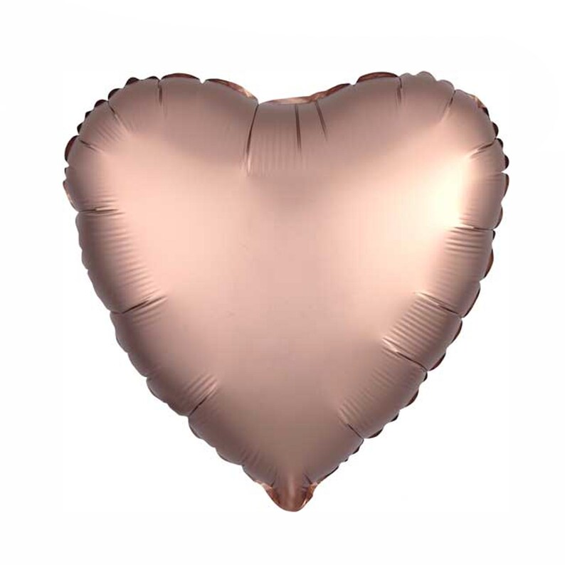 Heart Balloon - 17 Inch Satin Mylar Heart Balloon - Valentines Day ...