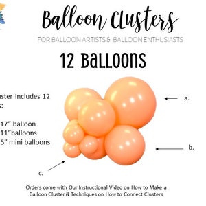 Balloon Clusters | Create Your Own DIY Balloon Garland | Balloon Arches ...