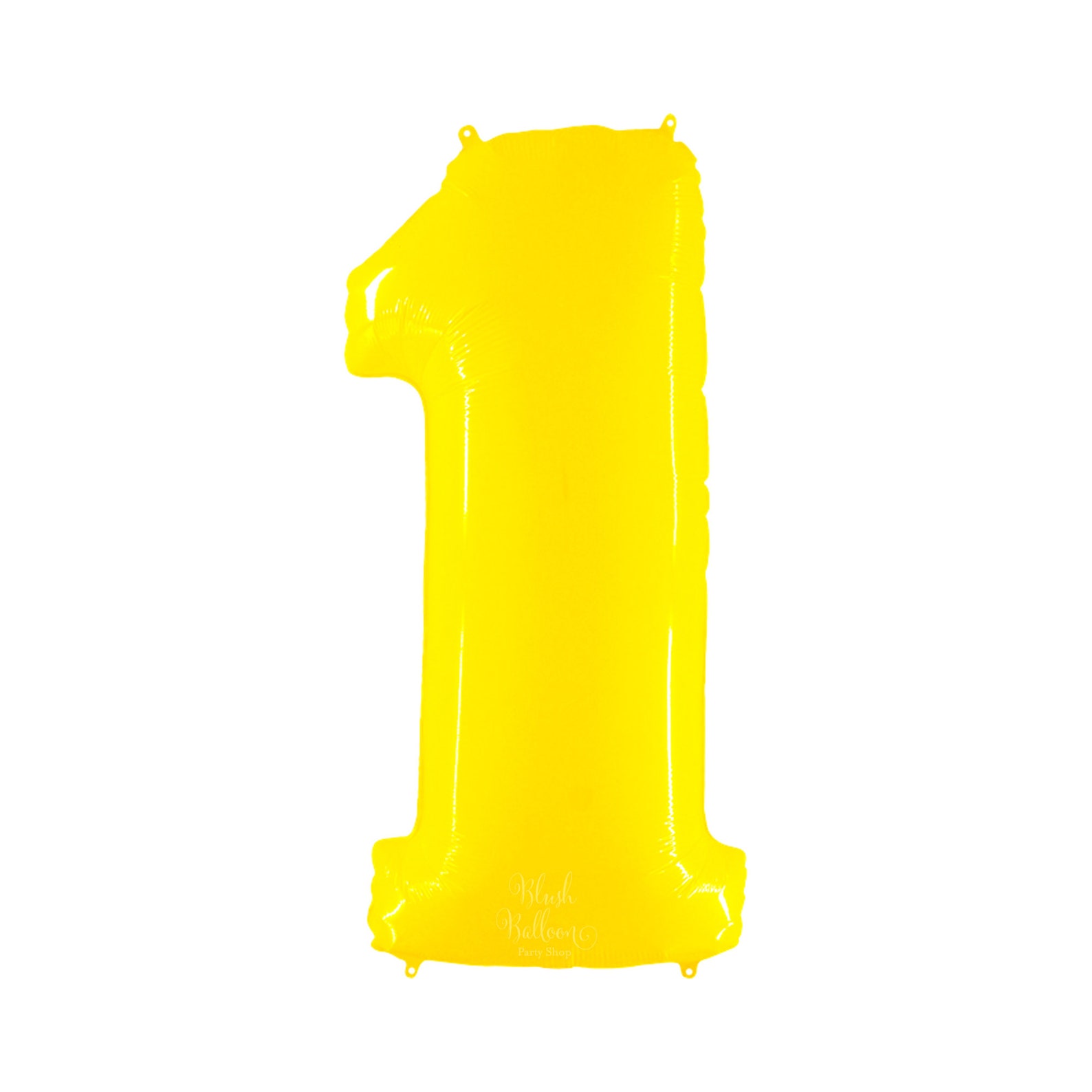 Giant Number Balloons Bright Yellow Mylar Number Balloons | Etsy