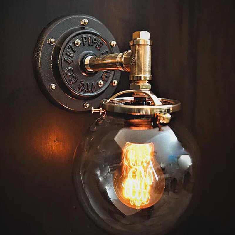 Steampunk Sconce - Etsy