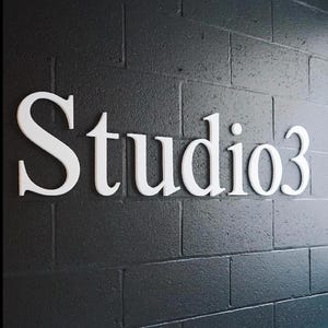 Custom 3D Wall Letter Sign Customizable Black 3D Letters Print Any Font ...