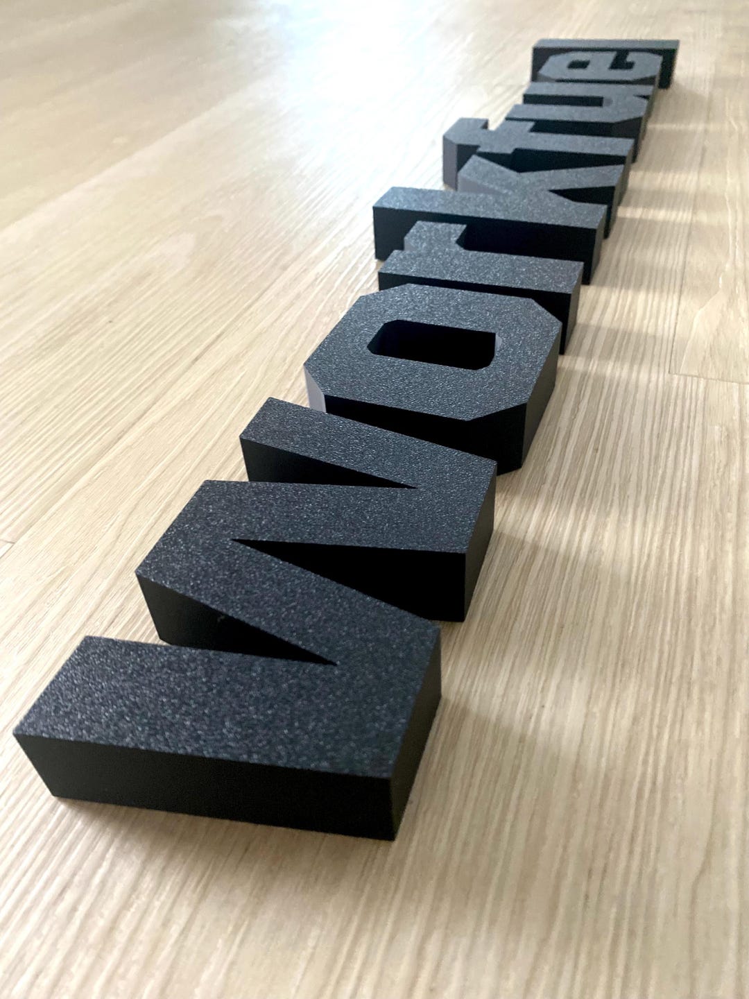 Thick Custom Letter Sign Customizable Stand up Letters Any Font Custom ...