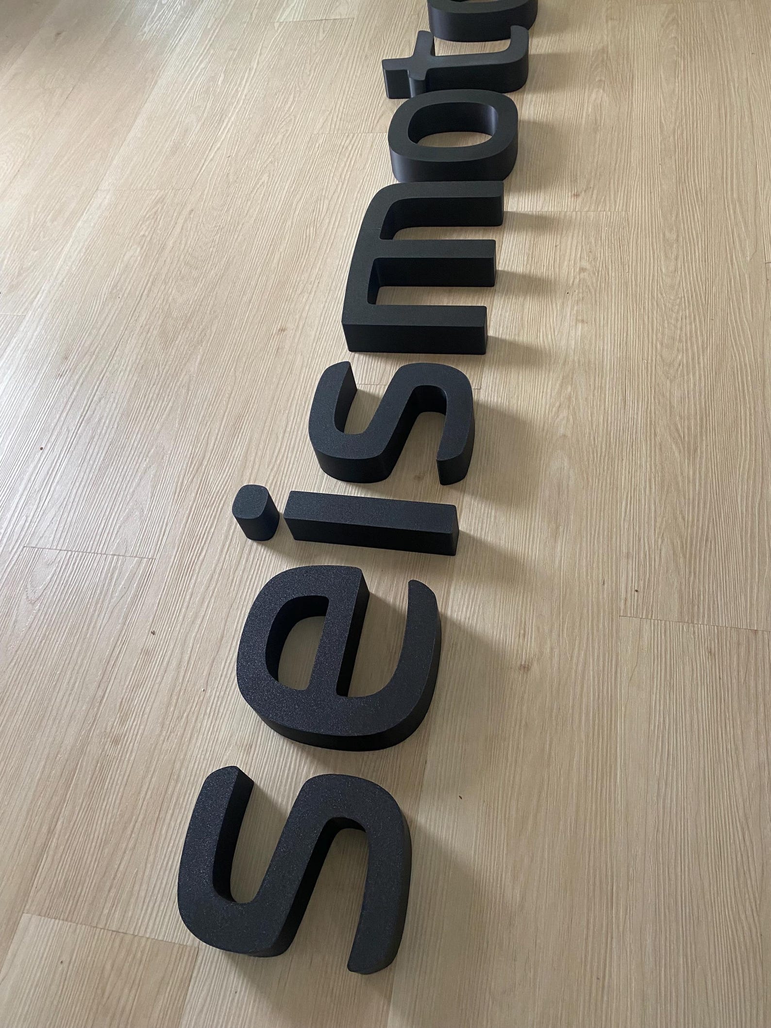2” Thick Custom Letter Sign Customizable Stand up Letters Any Font ...